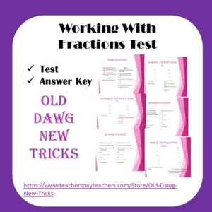 Working with Fractions Test | Made By Teachers