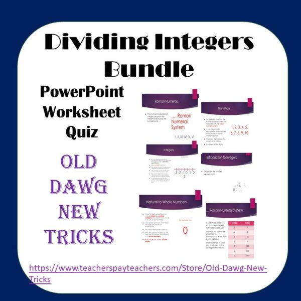 Dividing Integers Bundle Made By Teachers Dividing Integers Bundle Made By Teachers