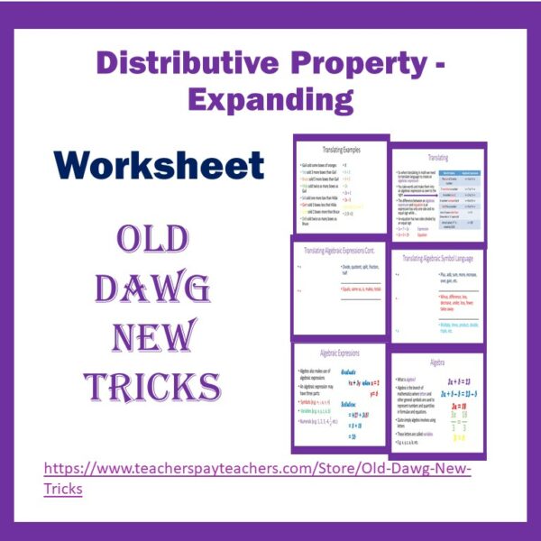 Distributive Property - Expanding Bundle | Made By Teachers
