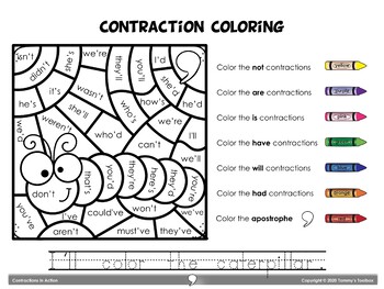 Contraction Practice Worksheets and Puzzles - Made By Teachers