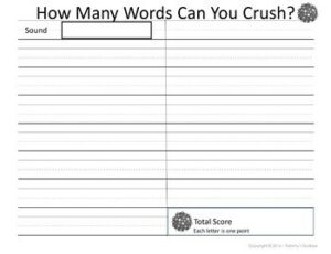 Digital Phonics Word Work Game - Word Families - Made By Teachers