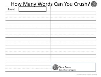 Digital Phonics Word Work Game - Word Families - Made By Teachers