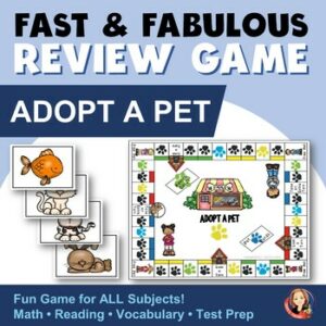 Review Game for Any Subject - Pet Theme | Made By Teachers