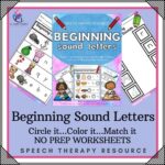 Beginning Sounds Workbook | Made By Teachers