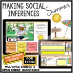 TEENS social inferences SUMMER social skills - Made By Teachers