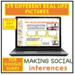 TEENS social inferences SUMMER social skills - Made By Teachers