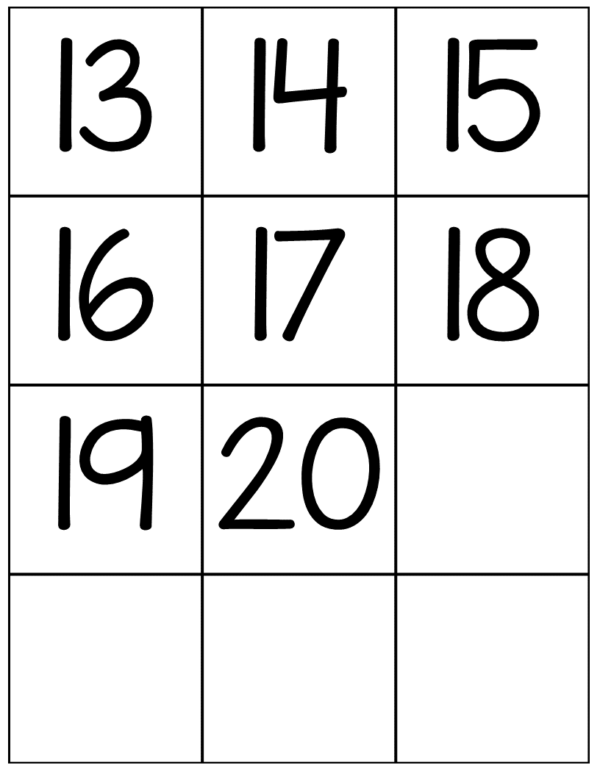 Numbers 1-20 - Made By Teachers