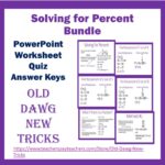 Solving for Percent Bundle | Made By Teachers