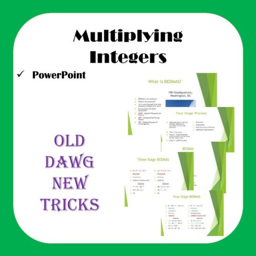 Multiplying Integers PowerPoint - Made By Teachers