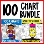 Back to School 100S Charts Bundle | Made By Teachers