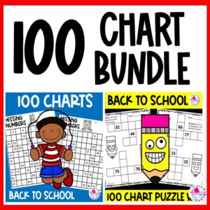 Back to School 100S Charts Bundle | Made By Teachers