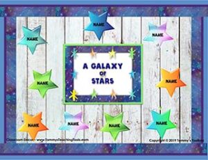 Classroom Decor Set in Galaxy Outer Space Theme | Made By Teachers