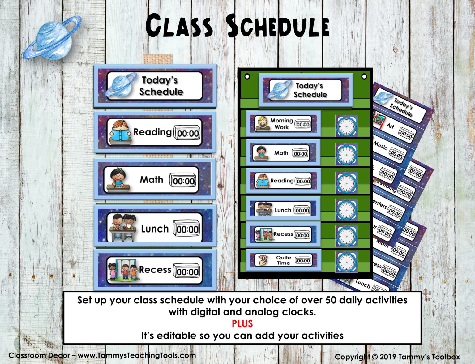 Classroom Schedule and Management Decor Set | Made By Teachers
