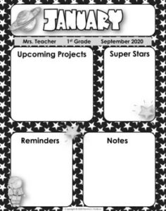 Digital and Printable Classroom Newsletters - Made By Teachers