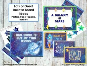 Galaxy Classroom Decor Bundle | Made By Teachers