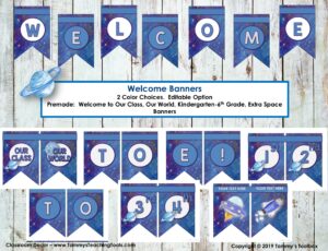 Galaxy Classroom Decor Bundle - Made By Teachers