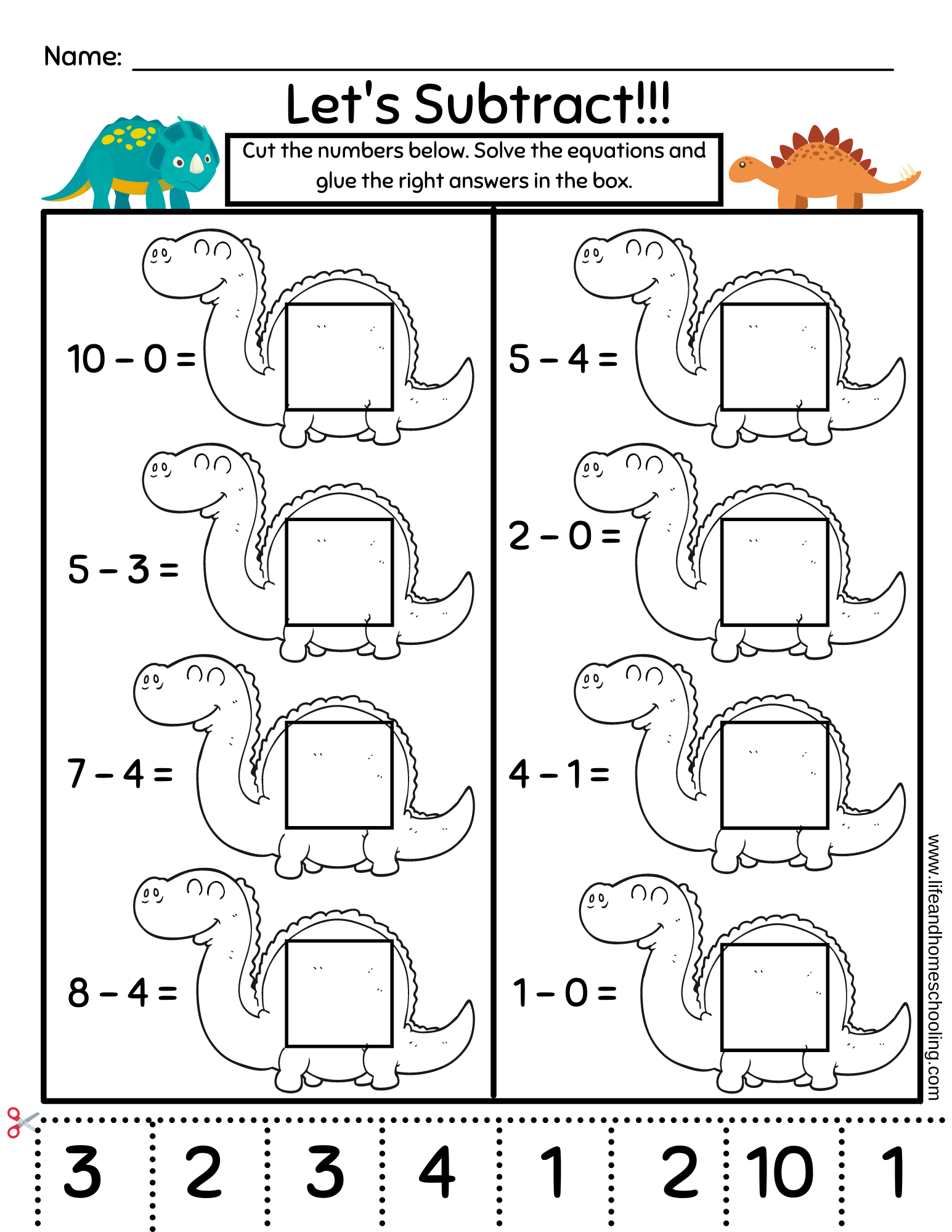 Addition And Subtraction Worksheets For Grade 1