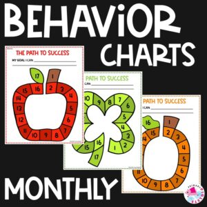 Behavior Charts All Year | Reward Charts | Made By Teachers