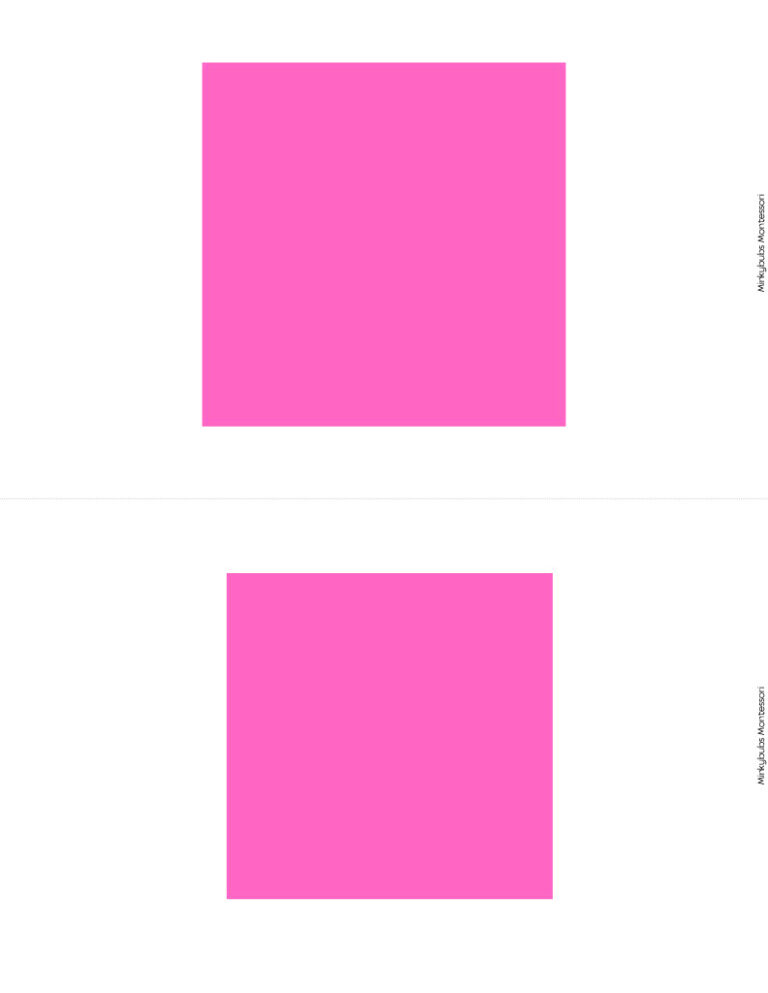 Pink Tower Extension Cards Set 1 - Print & Go! - Made By Teachers