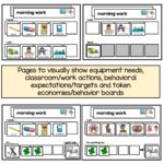 Portable Visual Schedule Booklet and Behavior | Made By Teachers