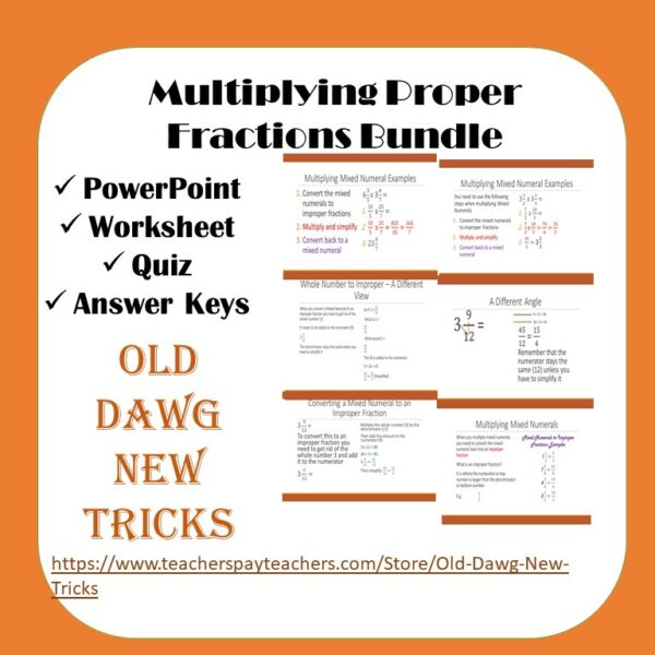 Multiplying Proper Fractions Bundle | Made By Teachers