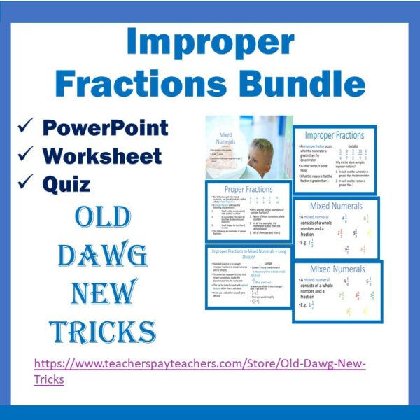 Improper Fractions Bundle | Made By Teachers