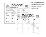Nonstandard Measurement Back to School Recess | Made By Teachers