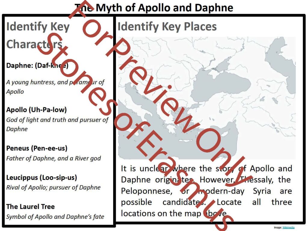 Mythology Series: Daphne and Apollo (Grades 7-12) | Made By Teachers