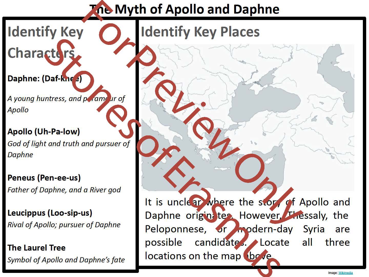 Mythology Series: Daphne and Apollo (Grades 7-12) | Made By Teachers