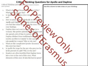 Mythology Series: Daphne and Apollo (Grades 7-12) | Made By Teachers