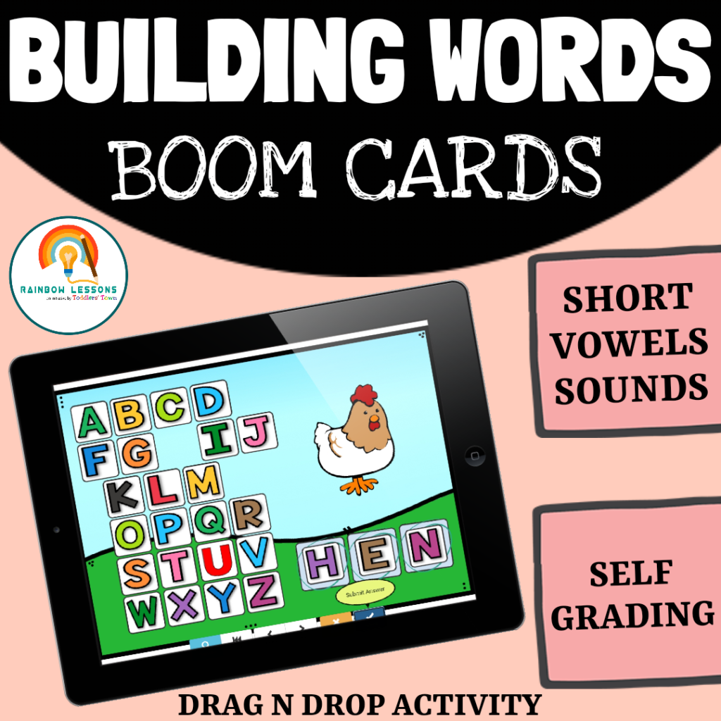 CVC Word Building | CVC Word Pictures - Made By Teachers