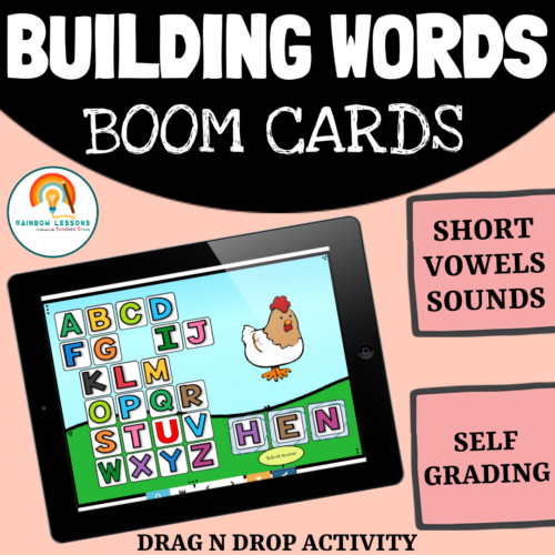 CVC Word Building | CVC Word Pictures - Made By Teachers