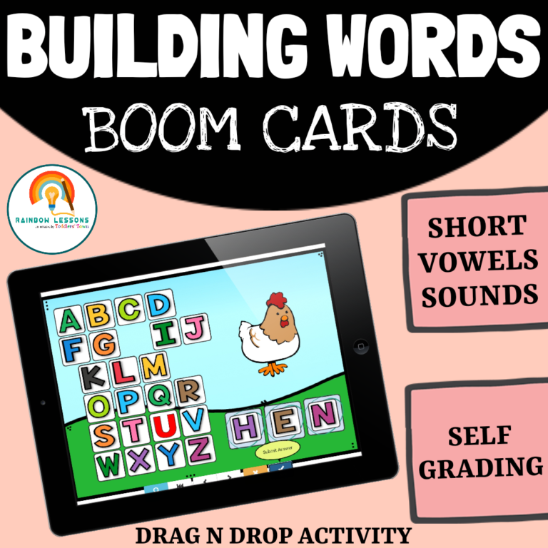 CVC Word Building | CVC Word Pictures - Made By Teachers