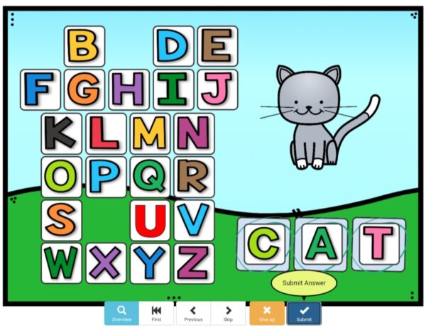 CVC Word Building | CVC Word Pictures - Made By Teachers