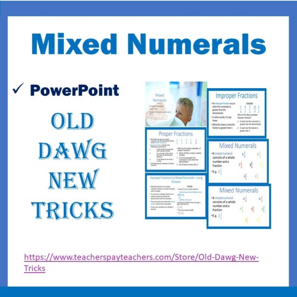 Mixed Numerals PowerPoint | Made By Teachers