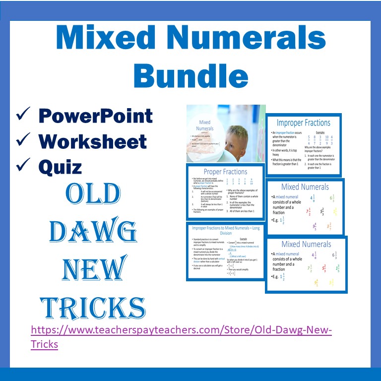 Mixed Numerals Bundle Made By Teachers Mixed Numerals Bundle Made By Teachers
