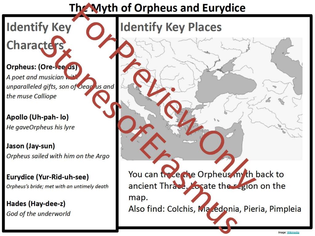 Mythology Series: Orpheus and Eurydice (9-12) | Made By Teachers