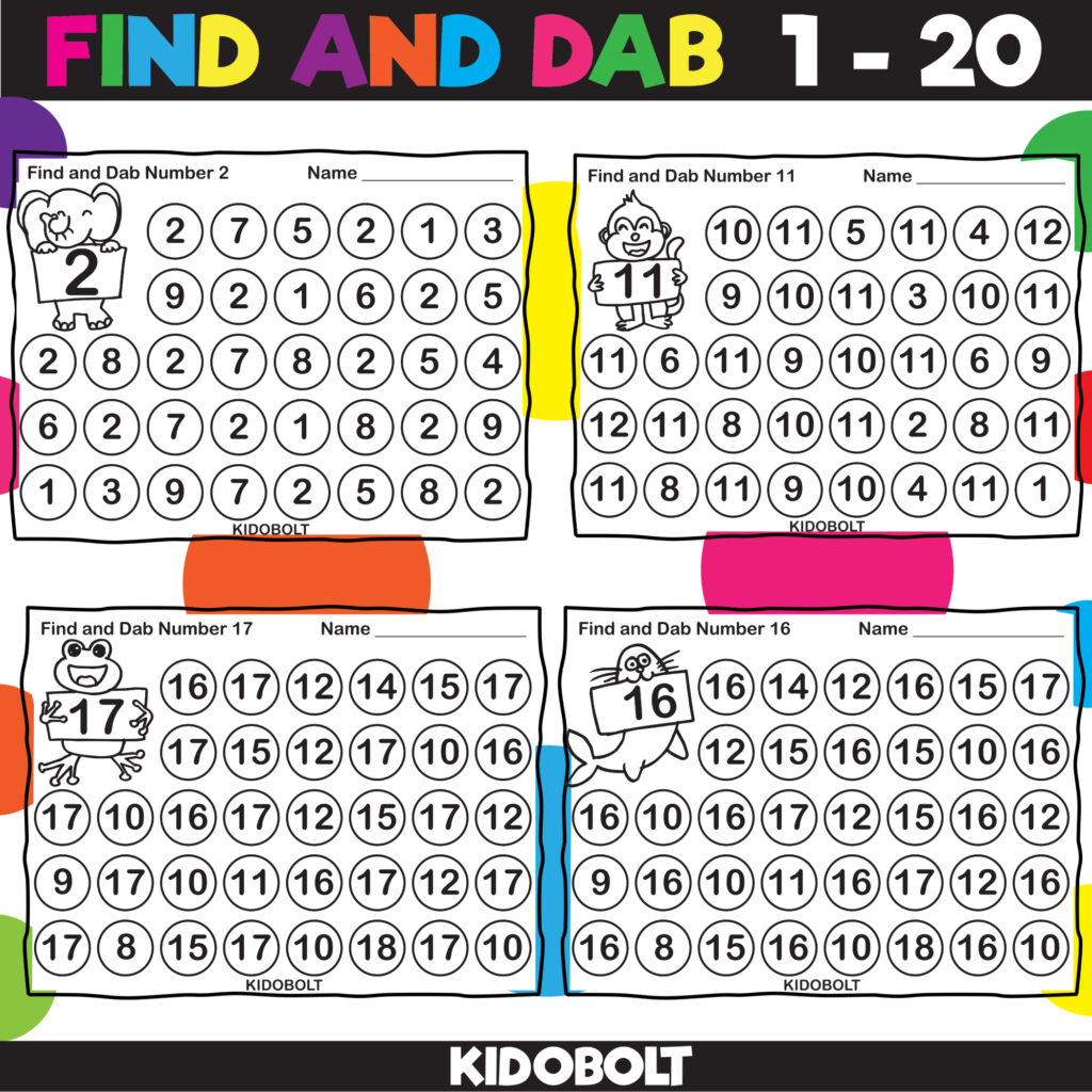 Alphabet Find and Dab Worksheets | Made By Teachers
