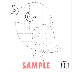 14 Birds Big Shape Handwriting Tracing Worksheets - Made By Teachers