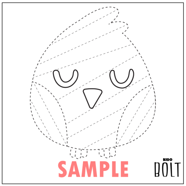 14 Birds Big Shape Handwriting Tracing Worksheets | Made By Teachers