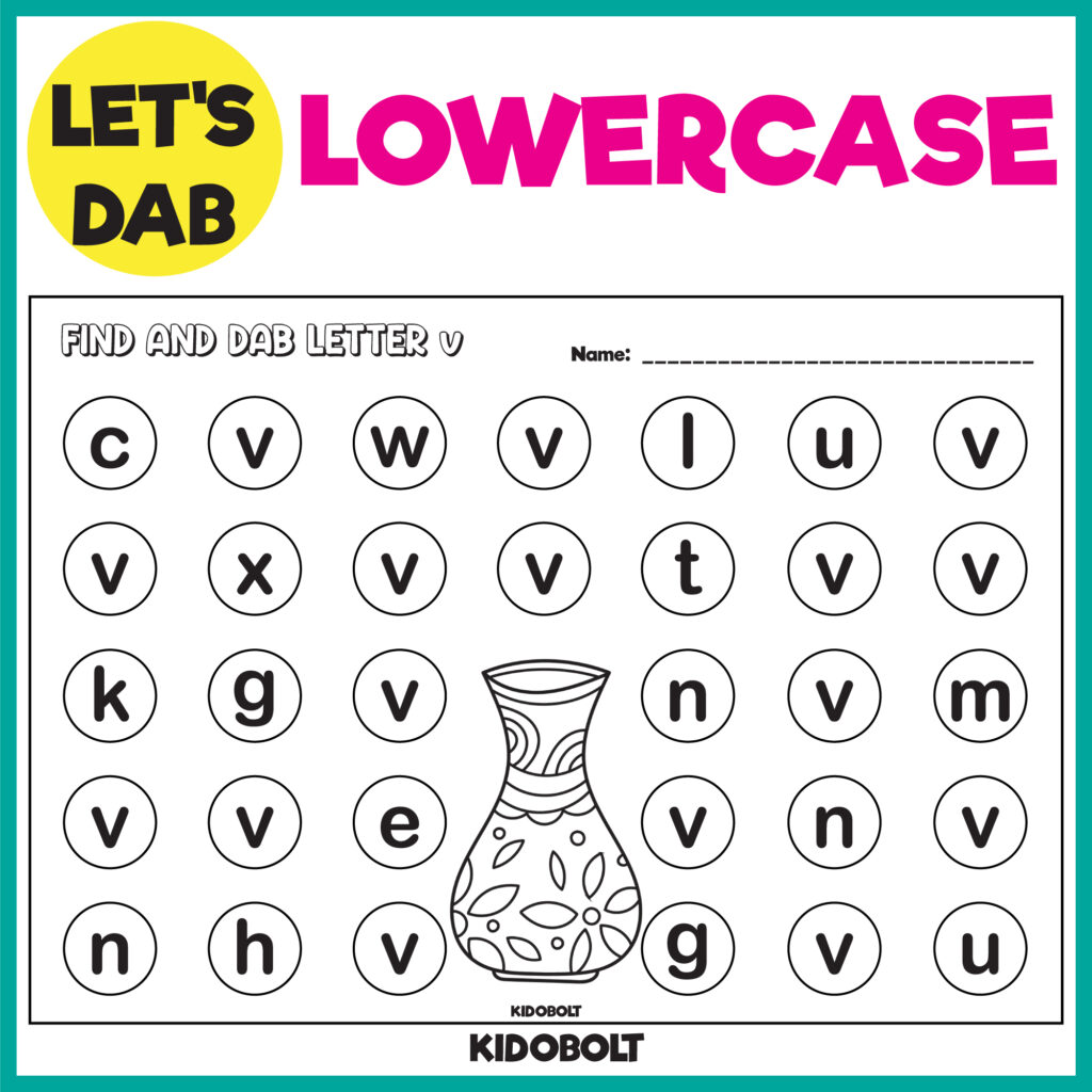 Alphabet Find and Dab Worksheets | Made By Teachers