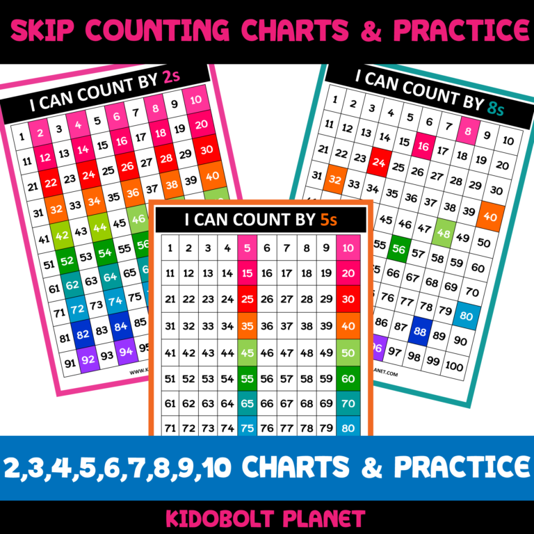 Skip Counting Charts & Practice Worksheets - Made By Teachers