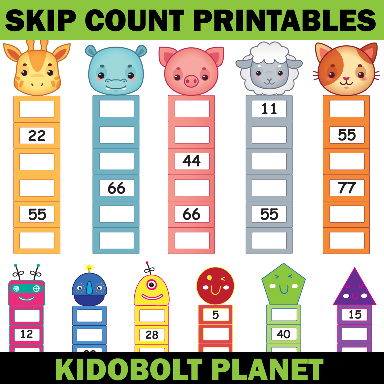 Skip Counting Charts & Practice Worksheets | Made By Teachers