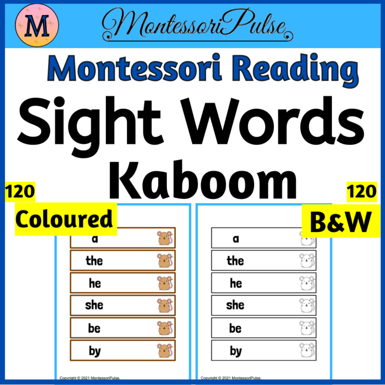 120 Sight Word Kaboom for Literacy Center - Made By Teachers