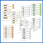 120 Sight Word Kaboom for Literacy Center - Made By Teachers
