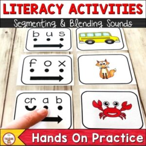 Segmenting and Blending Word Work Activity - Made By Teachers