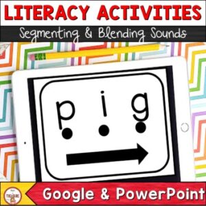 Segmenting and Blending Word Work Activity - Made By Teachers