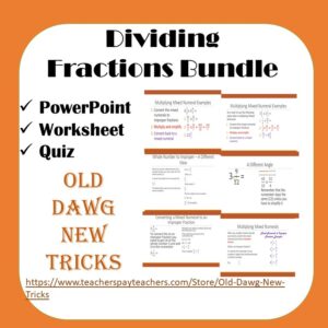Dividing Fractions Bundle | Made By Teachers