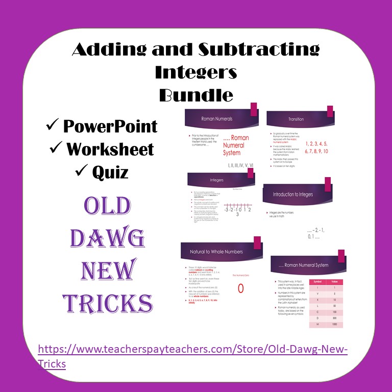 Adding And Subtracting Integers Bundle Made By Teachers Adding And Subtracting Integers Bundle Made By Teachers