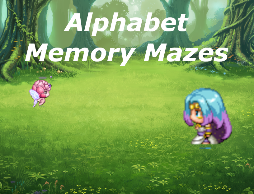 Alphabet Memory Mazes Video Game - Made By Teachers
